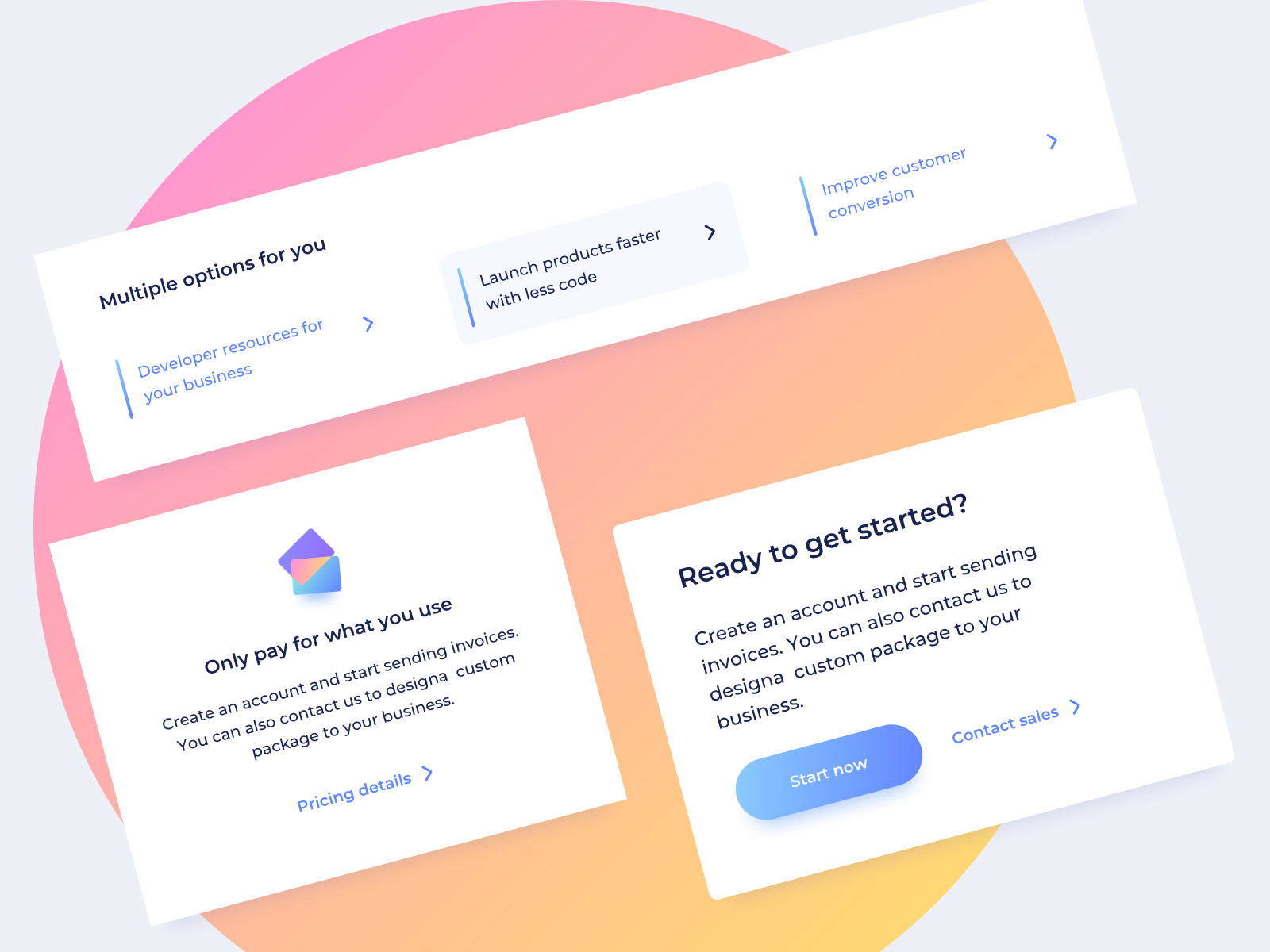 Webpage UI Components by Ildiko Gaspar on Dribbble