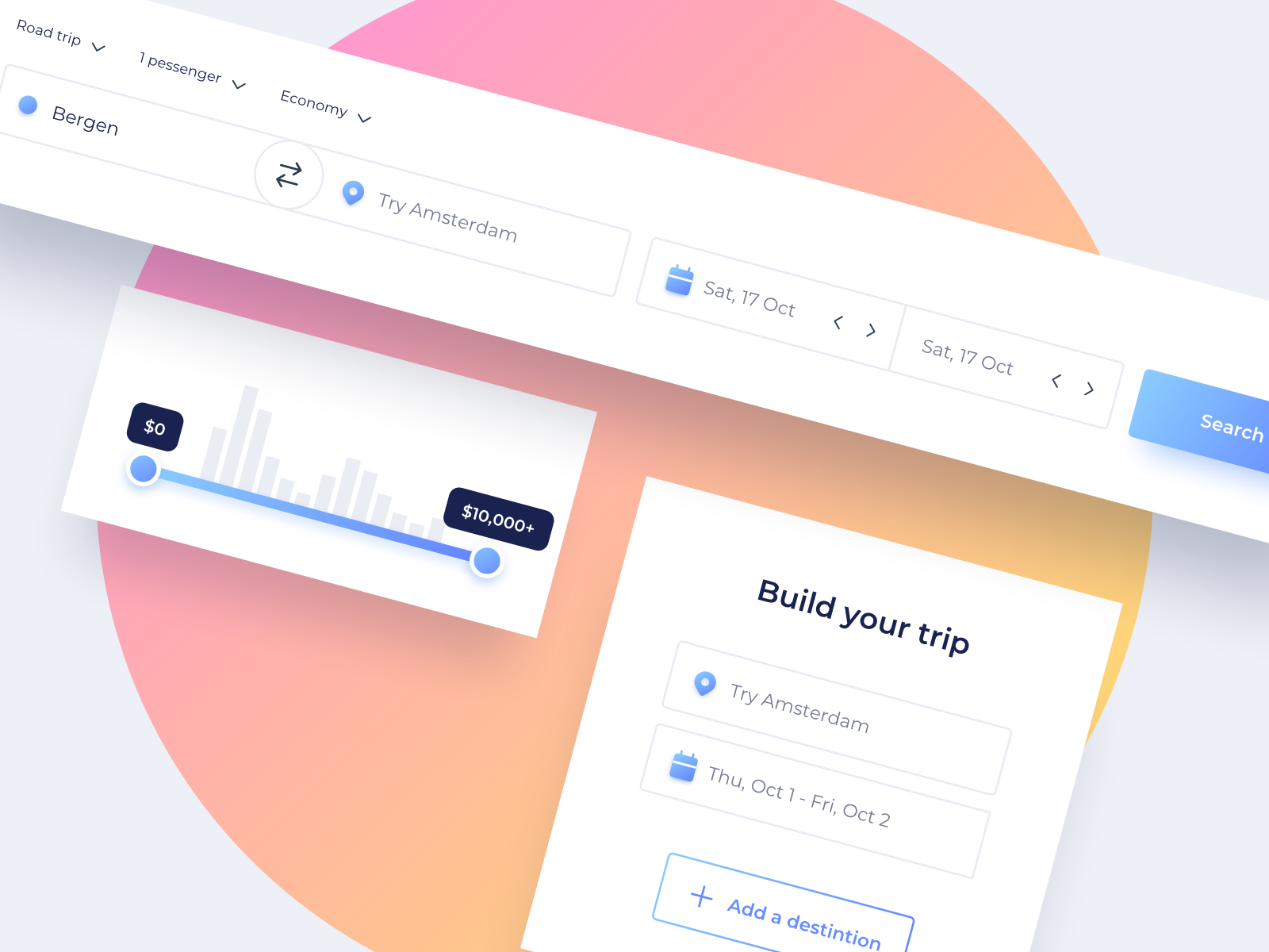 Search UI Components by Ildiko Gaspar on Dribbble