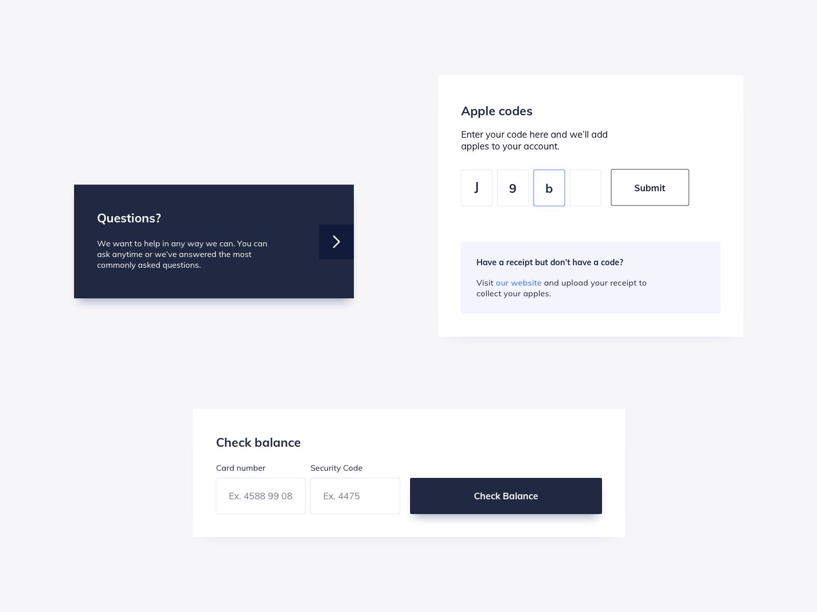 Membership UI Components Design by Ildiko Gaspar on Dribbble