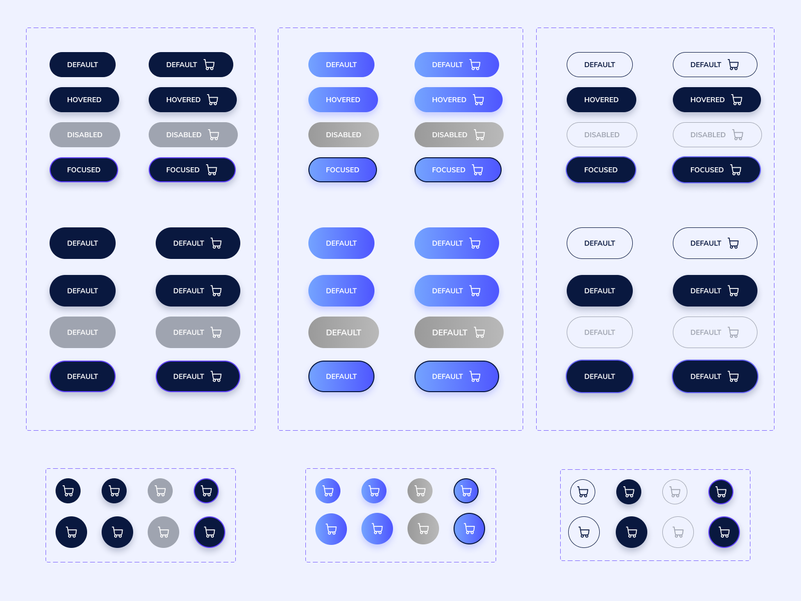 Button Designs by Ildiko Gaspar on Dribbble