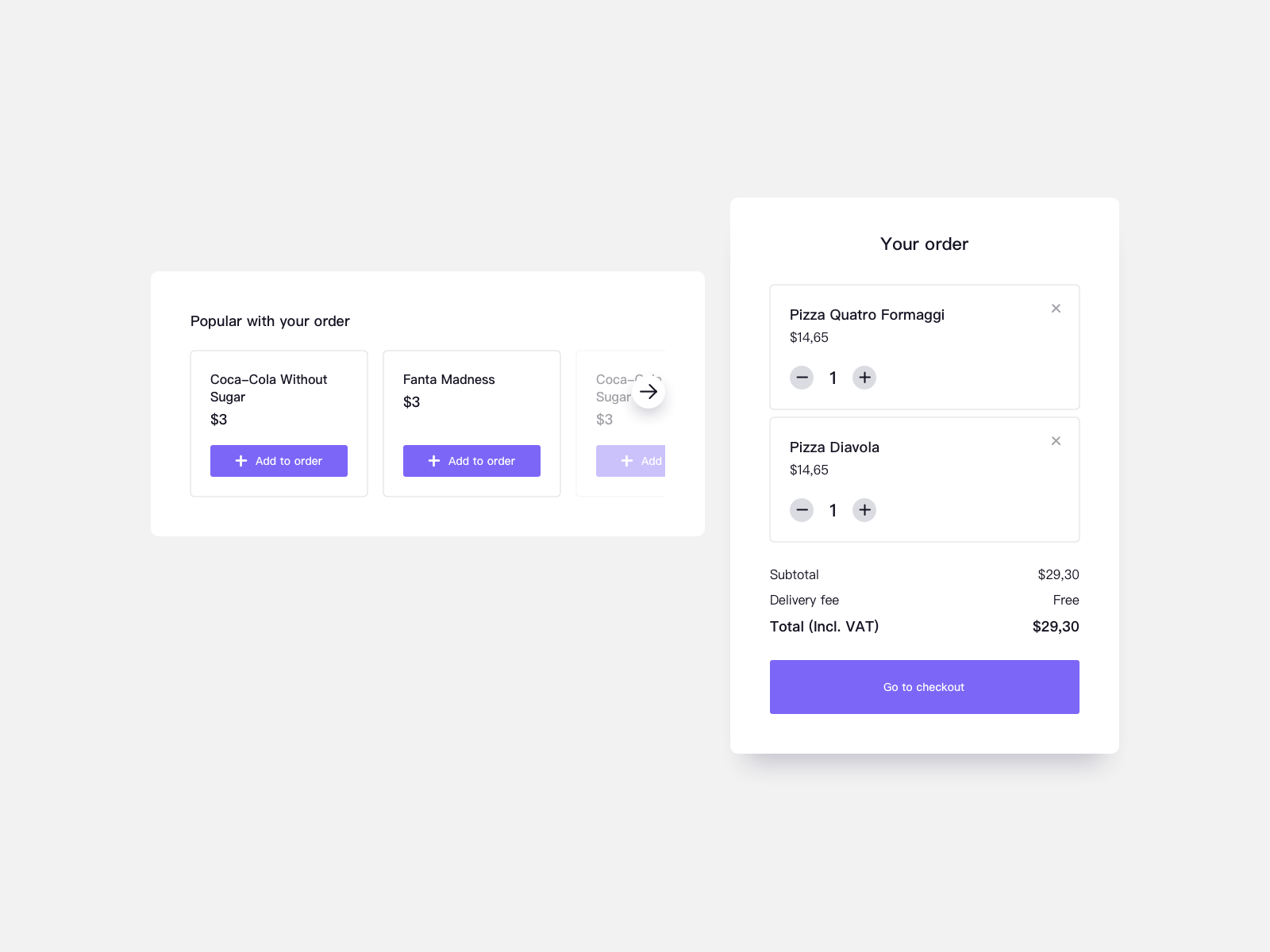 Checkout UI Components Design by Ildiko Gaspar on Dribbble