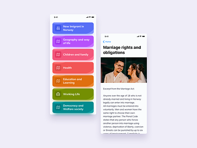Mobile Menu UI Design by Ildiko Gaspar on Dribbble