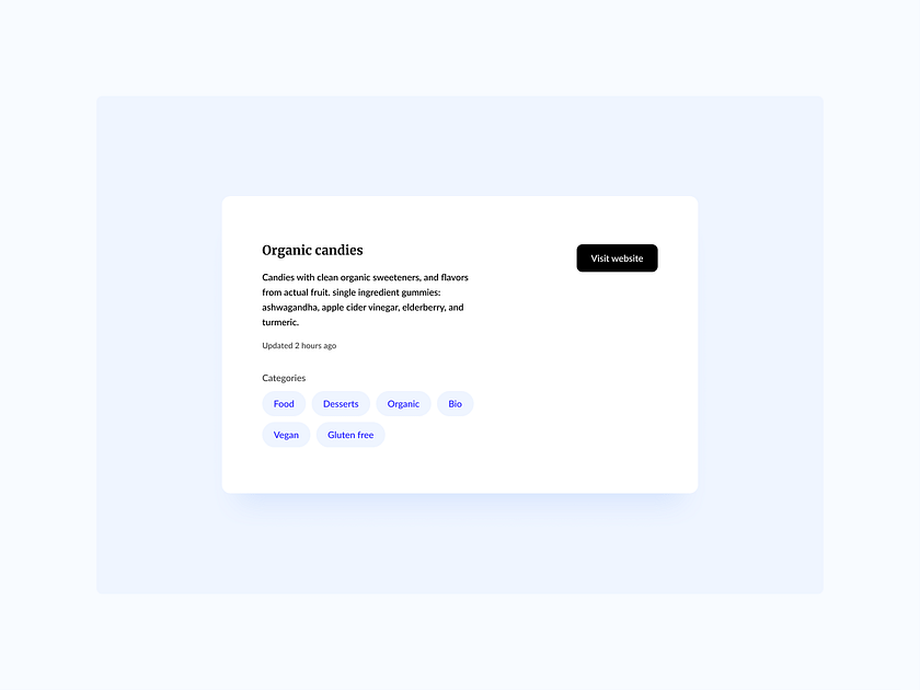 Details Card UI Design by Ildiko Gaspar on Dribbble