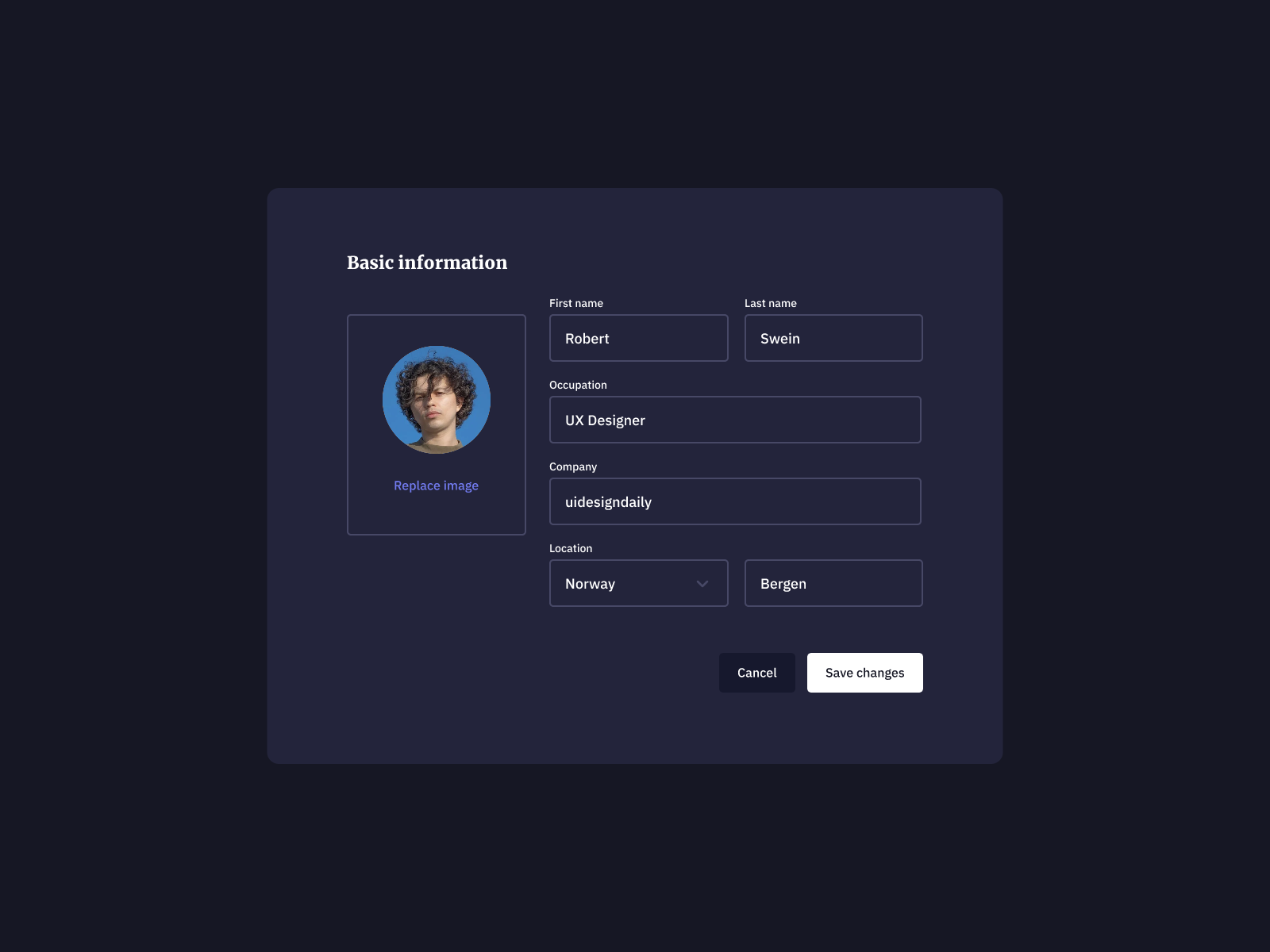 Form UI Design by Ildiko Gaspar on Dribbble