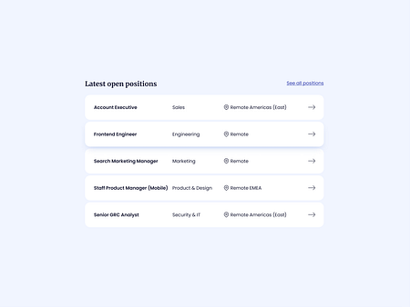 Table UI designs, themes, templates and downloadable graphic elements ...