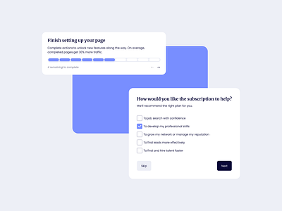 Account Settings UI Components by Ildiko Gaspar on Dribbble