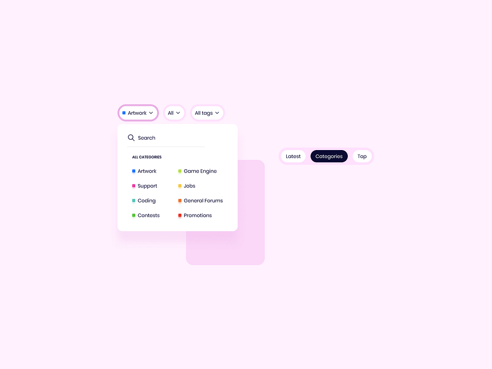 Filter UI designs, themes, templates and downloadable graphic elements ...