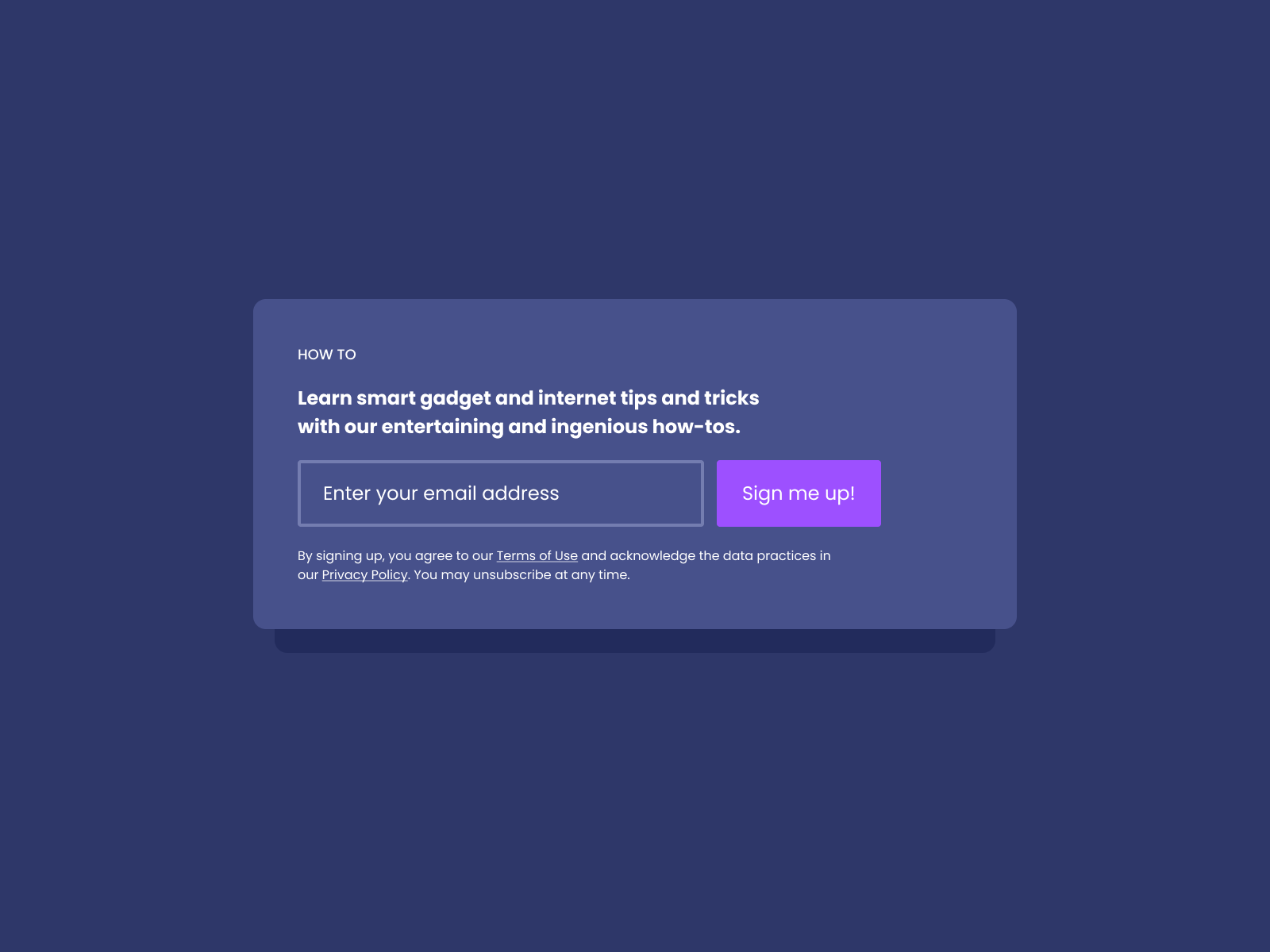 Subscribe UI Design by Ildiko Gaspar on Dribbble