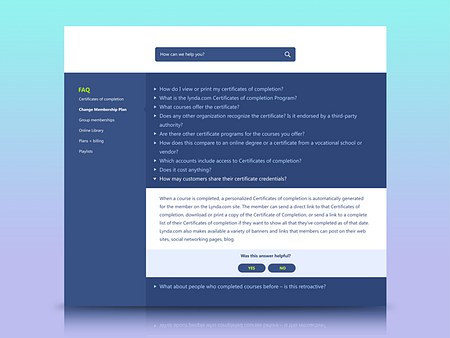 Browse thousands of Faq UI images for design inspiration | Dribbble