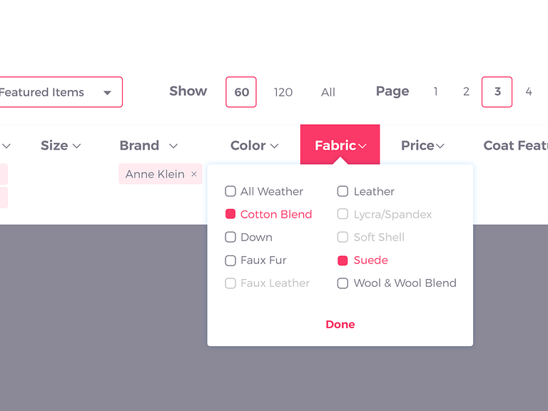 Filter Ui Design by Ildiko Gaspar on Dribbble