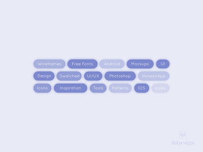 Tag Cloud Ui Design by Ildiko Ignacz - Dribbble