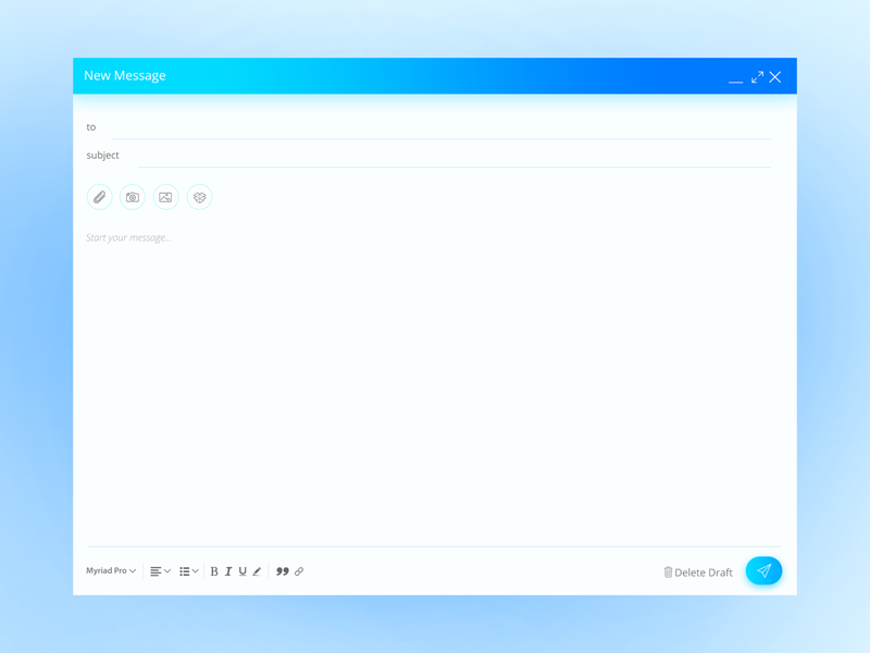 Email Ui Design by Ildiko Gaspar on Dribbble