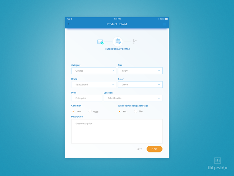 Upload Product Ui Design by Ildiko Gaspar on Dribbble