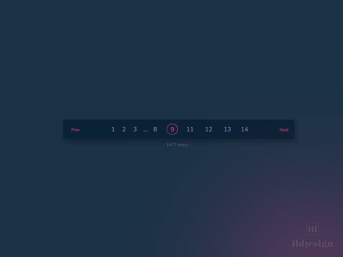 Pagination Ui Design by Ildiko Gaspar on Dribbble