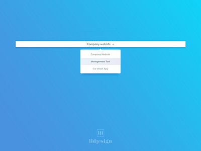 Drop Down UI Design by Ildiko Gaspar on Dribbble