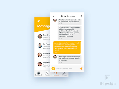 Browse thousands of Conversation UI Design images for design ...
