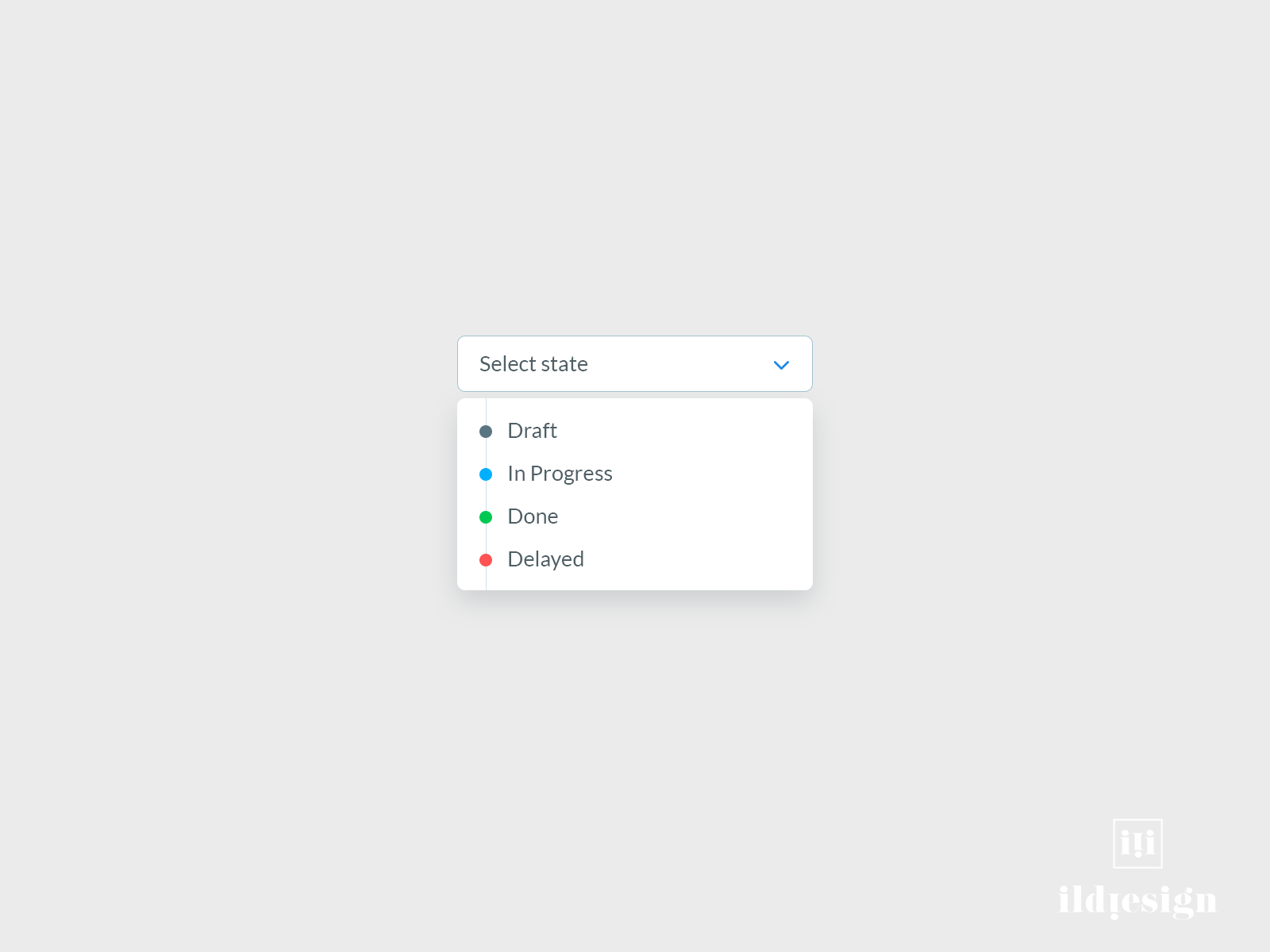 Select State UI Design by Ildiko Gaspar on Dribbble