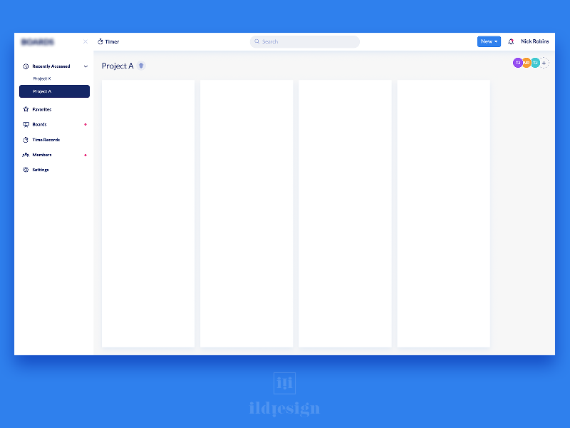 Kanban Board UI Design Wip by Ildiko Gaspar on Dribbble