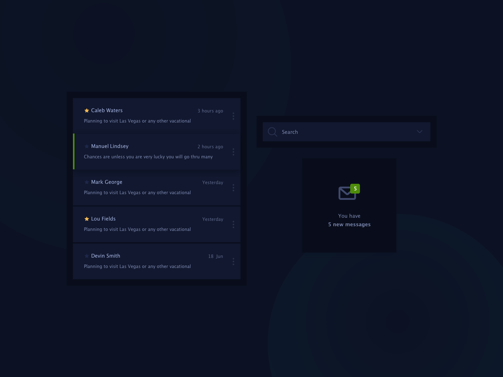 Messages UI Kit by Ildiko Gaspar on Dribbble