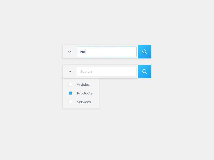 Search UI Design by Ildiko Gaspar on Dribbble