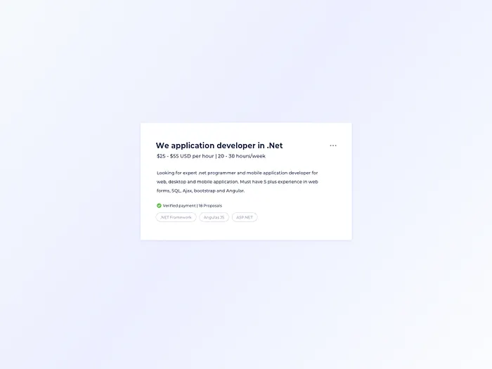 Project Card designs, themes, templates and downloadable graphic ...