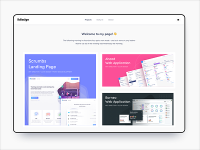 Portfolio UI designs, themes, templates and downloadable graphic ...