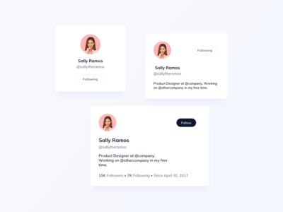 Card Ui designs, themes, templates and downloadable graphic elements on ...
