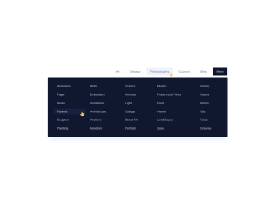 Menu Ui designs, themes, templates and downloadable graphic elements on ...