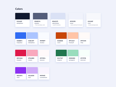 Color Palette Design by Ildiko Gaspar on Dribbble