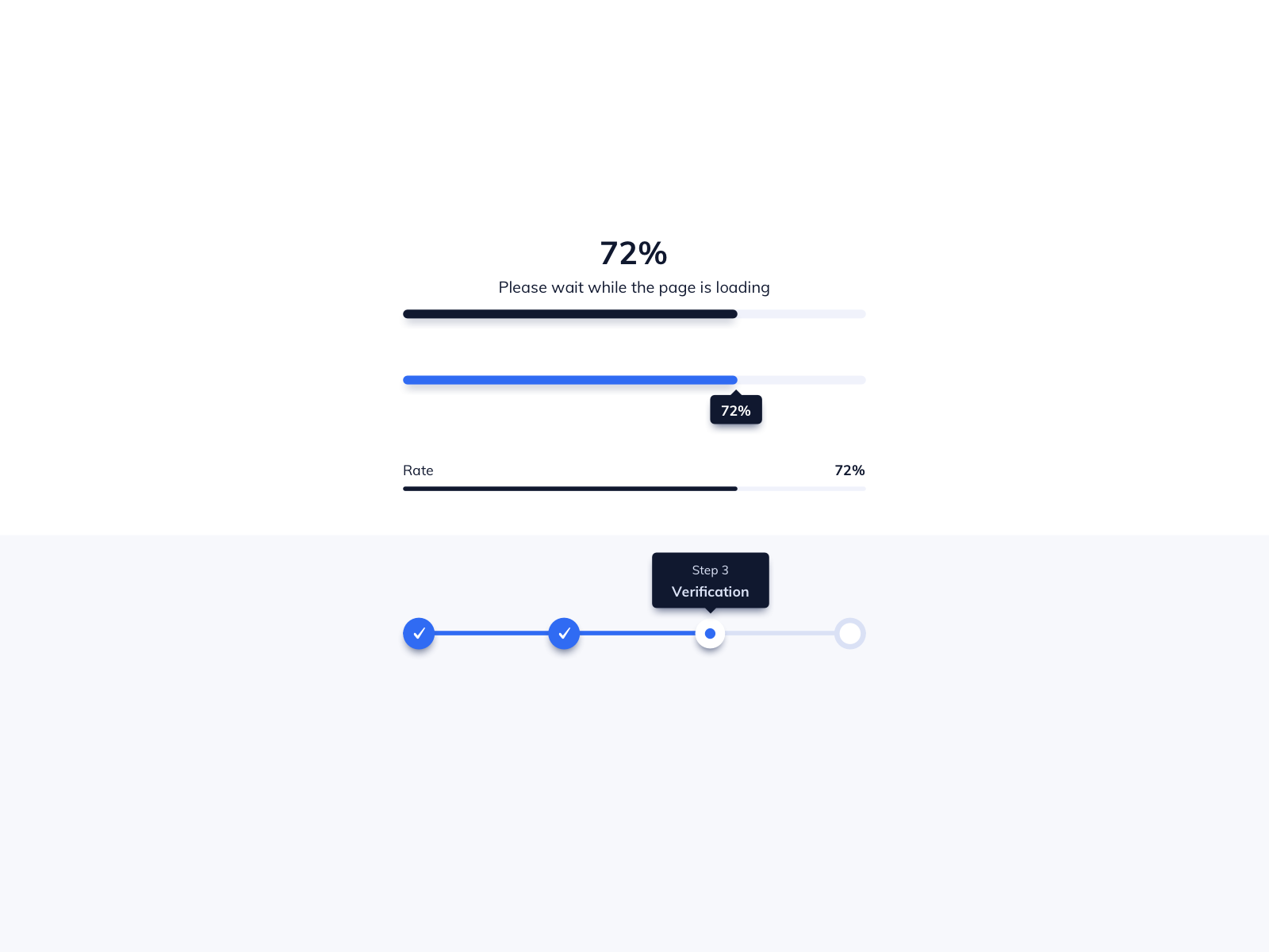 Progress Bar Designs UI Design by Ildiko Gaspar on Dribbble