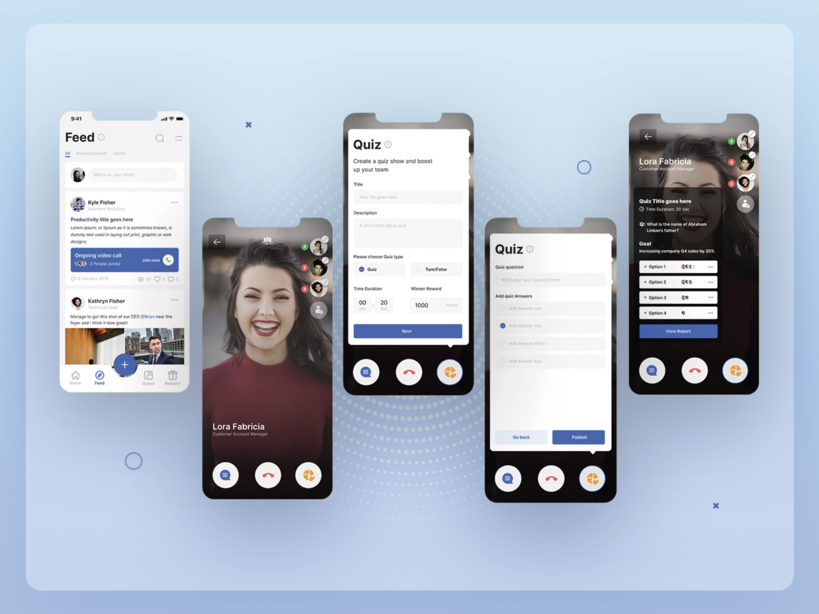 Employee Boosting up App by Tanfa on Dribbble