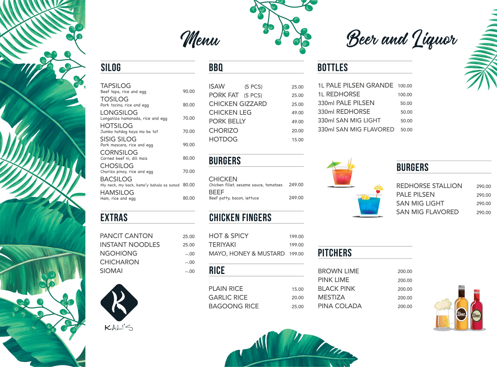 Menu by May Curativo on Dribbble