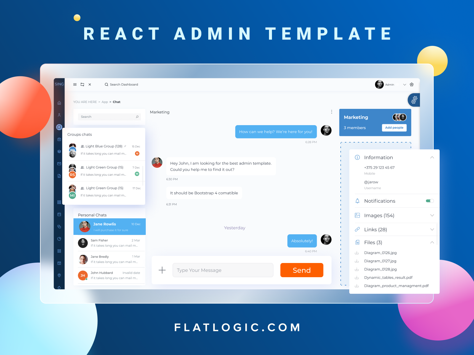 Sing App React by Flatlogic on Dribbble Sing App React by Flatlogic on Dribbble