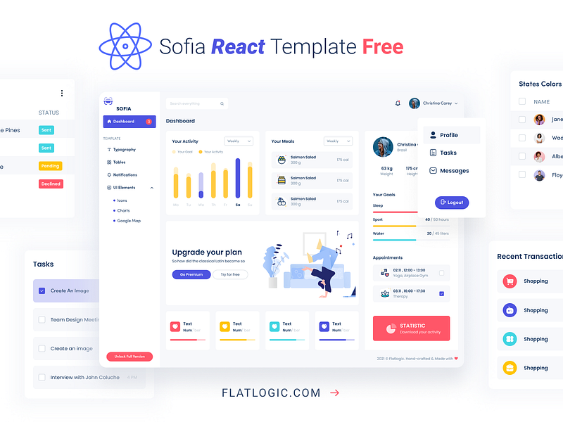 React Native Starter Mobile Kit by Flatlogic on Dribbble React Native Starter Mobile Kit by Flatlogic on Dribbble