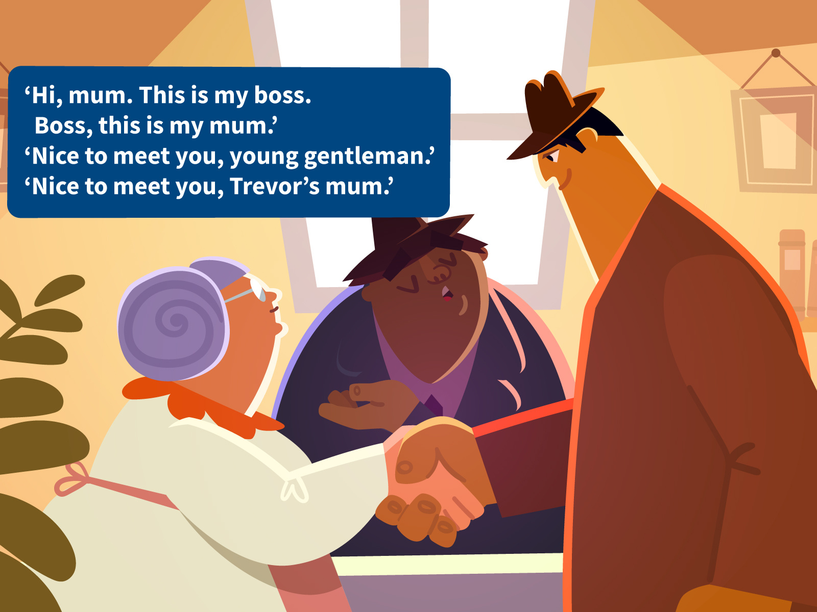 Boss, Trevor and Mum by Csaba Khilenberg on Dribbble