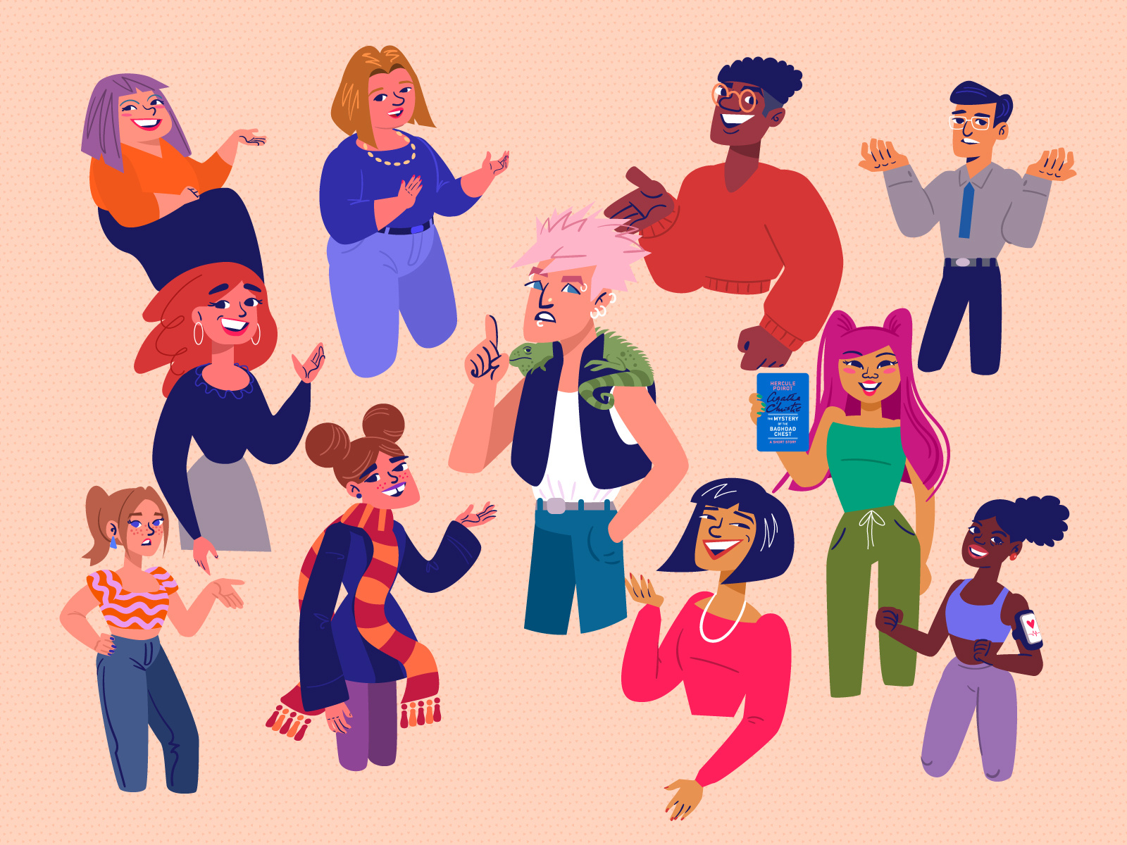 Interview Characters by Csaba Khilenberg on Dribbble