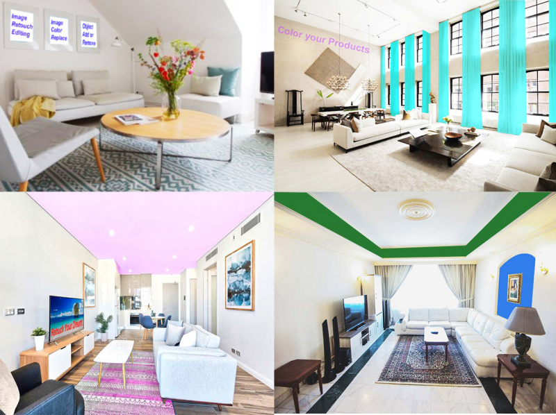 Interior Design/Image Text/Color Enhance by Nur Mohammad on Dribbble