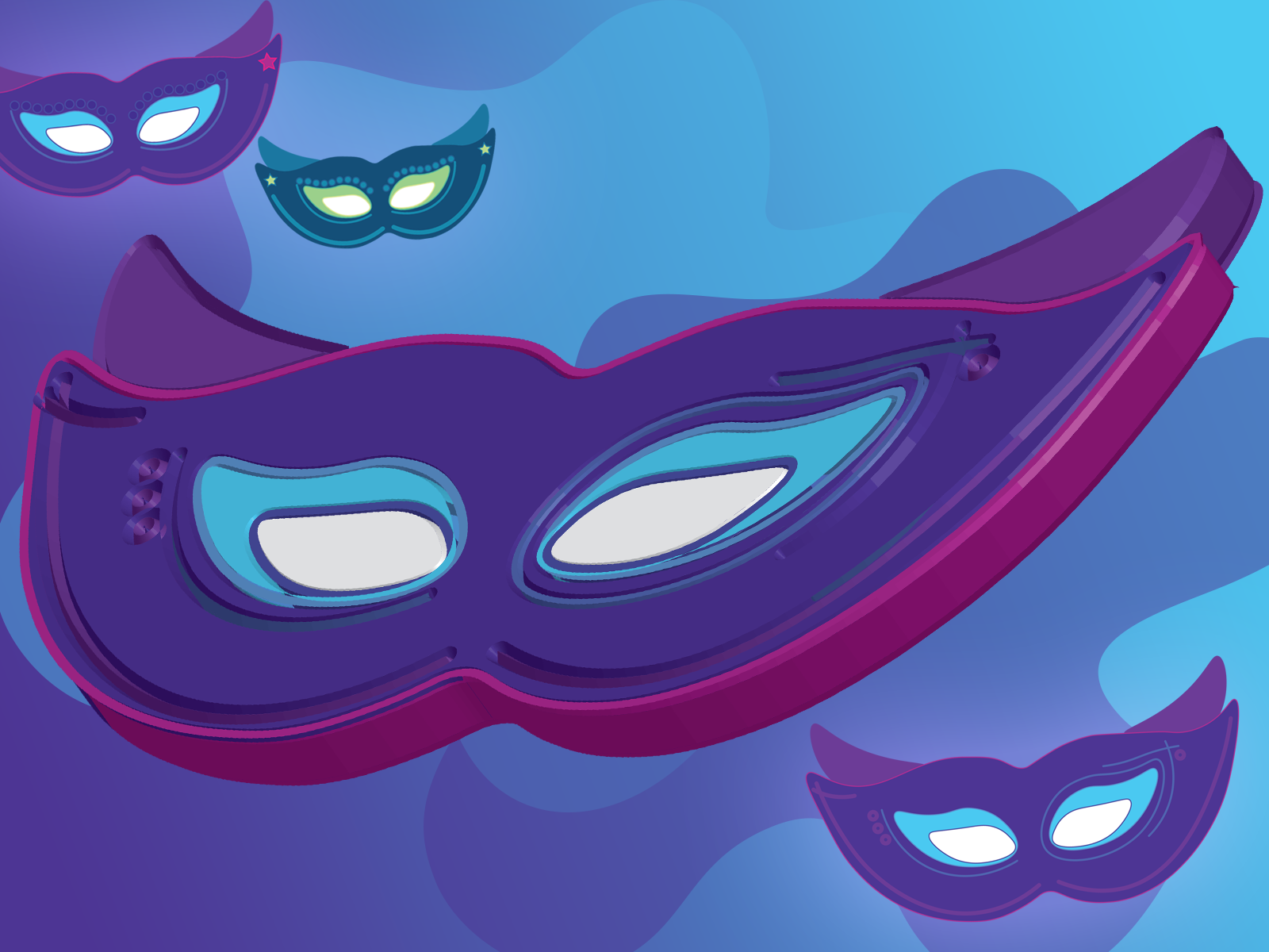 Masquerade Carnival Mask by Imalsha Kandamby on Dribbble
