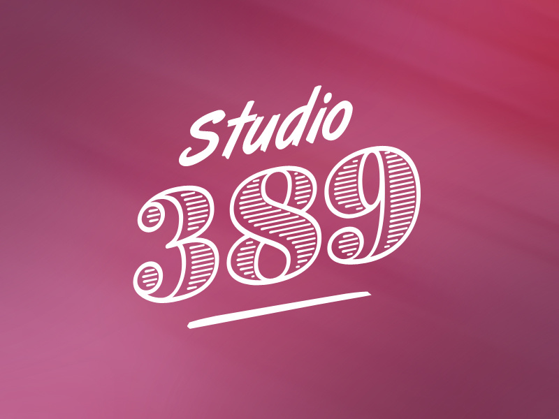 Studio 389 graphic identity by Studio 389 on Dribbble