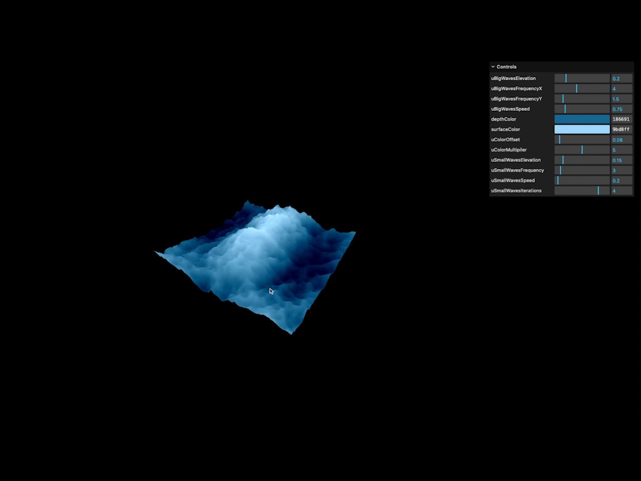 Raging Sea with Three.js by Yue on Dribbble