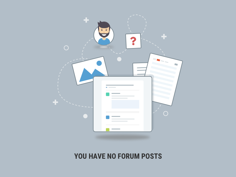 Forum illustration by Jonas Streit on Dribbble