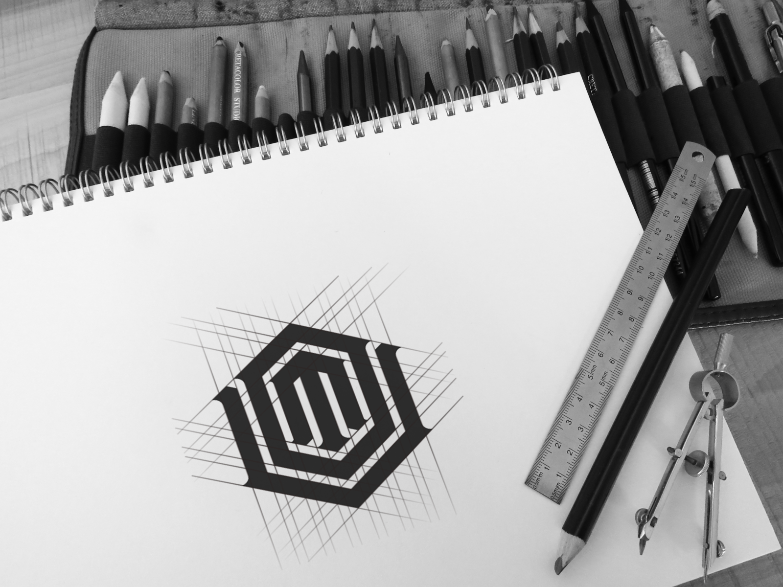 VOM MONOGRAM LOGO by wiwi design on Dribbble