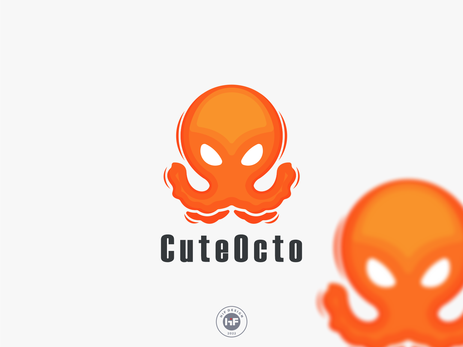 Cute Octo logo by hif design on Dribbble