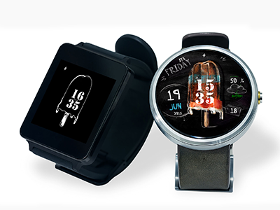 Ice Cream Watch Face by Viktor Mikla for Boost Solutions on Dribbble