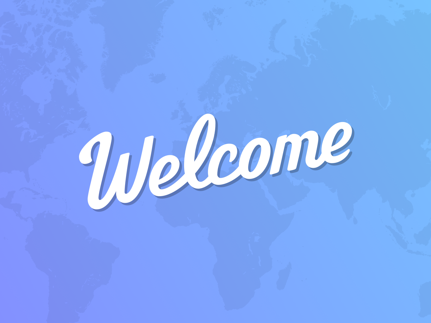 Dribbble - welcome_logo.png by Matthew Rosenberg