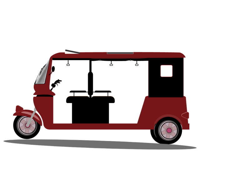 Electric Auto Rickshaw by Muhammad Abu Rayan on Dribbble