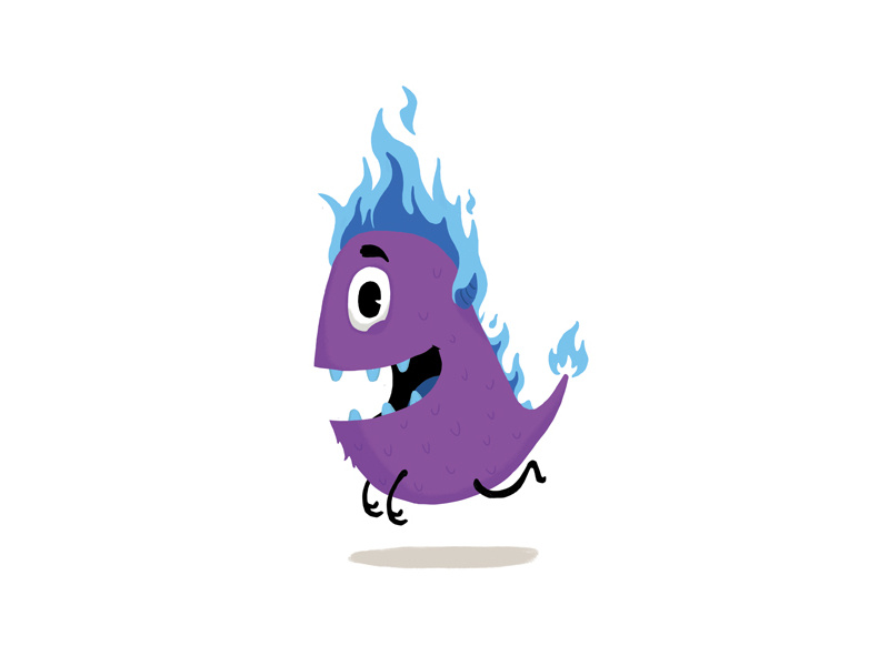 gas monster by Onga White Dog on Dribbble