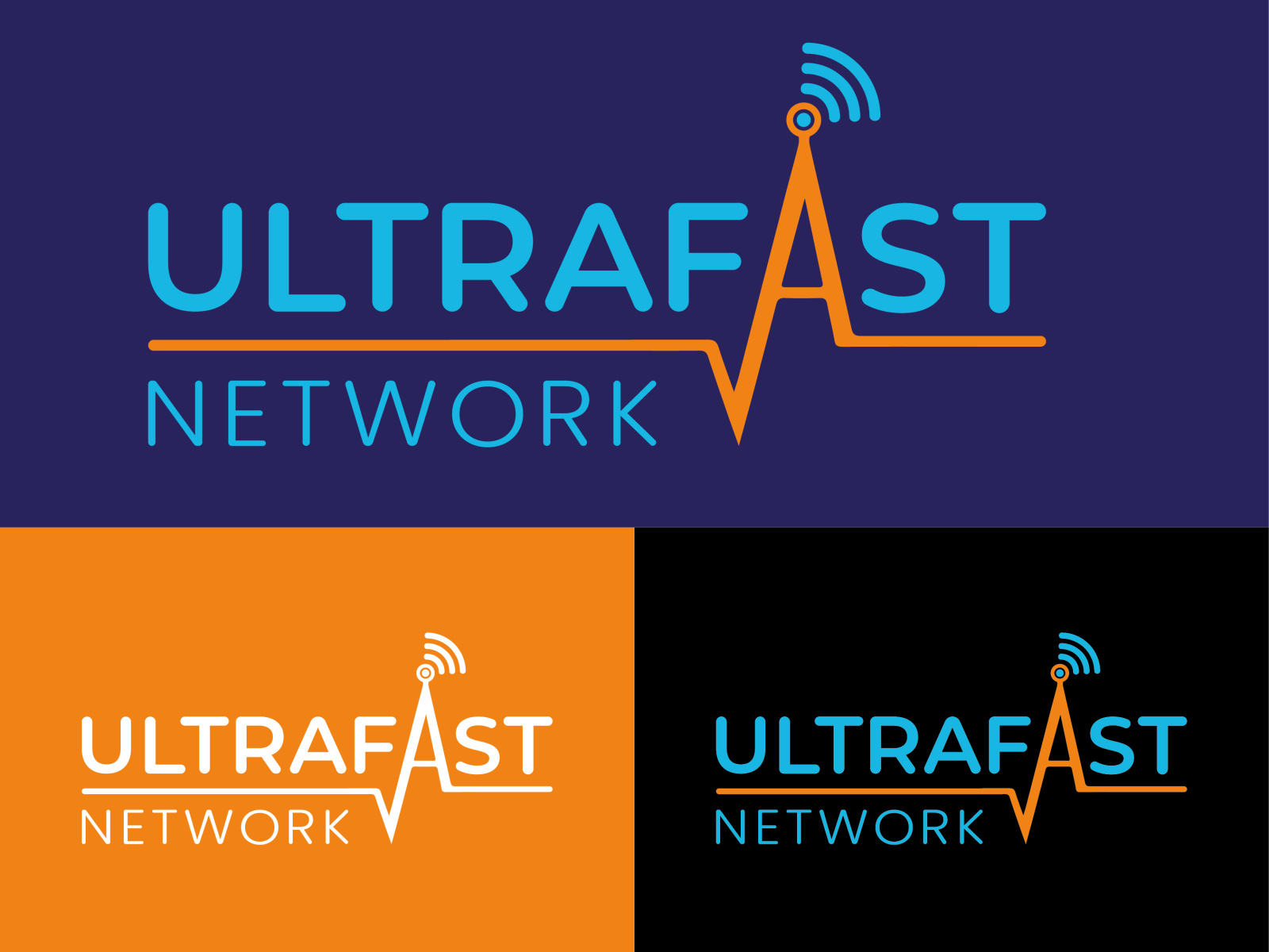 ULTRAFAST Logo Design Idea by Kawser Ahmed on Dribbble