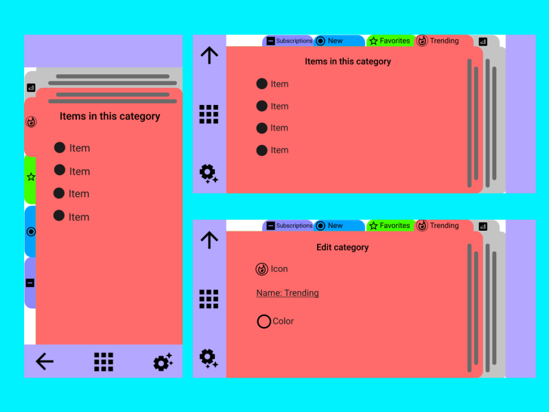 Daily UI 099 - Categories by Jason Villanueva on Dribbble