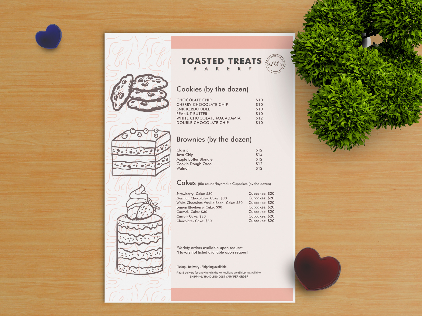 Bakery / Food Menu by Creative Studio 🏆 on Dribbble